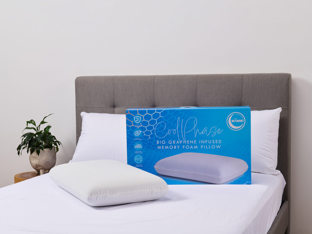 CoolPhase Bio Graphene Infused Memory Foam Pillow - Bambi
